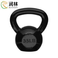 China Ballistic Exercise Enamel Finish Cast Iron Kettlebell For Core Strength for sale