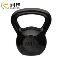 China Ballistic Exercise Enamel Finish Cast Iron Kettlebell For Core Strength for sale