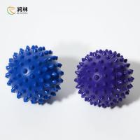 China Anti-Stress Colorful PVC Yoga Spiky Massage Ball Fitness Hand Foot Pain Relief for sale