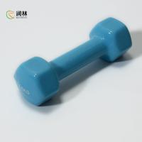 China Neoprene Coated Hexagon Shape Gym Dumbbell Set Non Slip For Men Women for sale