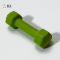 China Neoprene Coated Hexagon Shape Gym Dumbbell Set Non Slip For Men Women for sale