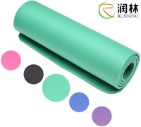 China Comfort Foam 10mm NBR Anti Slip Yoga Mat For Pilates Exercise for sale