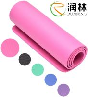 China Comfort Foam 10mm NBR Anti Slip Yoga Mat For Pilates Exercise for sale