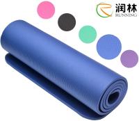 China Comfort Foam 10mm NBR Anti Slip Yoga Mat For Pilates Exercise for sale