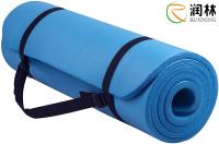 China 1/2 Inch Extra Thick High Density Anti Tear Exercise Yoga Mat with Carrying Strap for sale