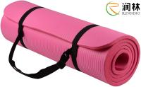 China 1/2 Inch Extra Thick High Density Anti Tear Exercise Yoga Mat with Carrying Strap for sale