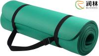 China 1/2 Inch Extra Thick High Density Anti Tear Exercise Yoga Mat with Carrying Strap for sale