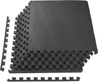 China Non Slip Black Puzzle Exercise Mat With 1/2
