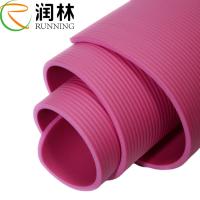 China High Density Anti Tear Pilate Exercise NBR Yoga Mat Light Weight 1cm Thick for sale