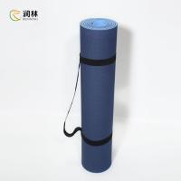 China Running Eco Friendly Material TPE Non Slip Yoga Mats 4mm 6mm 8mm Thickness for sale