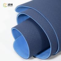 China Running Eco Friendly Material TPE Non Slip Yoga Mats 4mm 6mm 8mm Thickness for sale