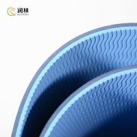 China Running Eco Friendly Material TPE Non Slip Yoga Mats 4mm 6mm 8mm Thickness for sale