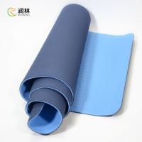 China Running Eco Friendly Material TPE Non Slip Yoga Mats 4mm 6mm 8mm Thickness for sale