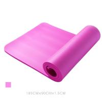 China Four Pieces Suit Thick Gymnastics Fitness Yoga Mat Non Toxic Pink 10mm for sale