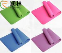 China Home Gym 4 Color Anti Slip Custom Tpe Yoga Mat 4-10mm Double Body Building for sale