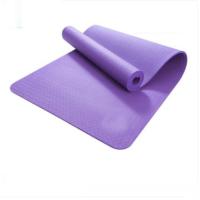 China Home Gym 4 Color Anti Slip Custom Tpe Yoga Mat 4-10mm Double Body Building for sale