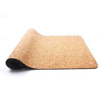 China Brown Cork Fitness Yoga Mat For Yoga Exercise for sale