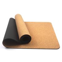 China Brown Cork Fitness Yoga Mat For Yoga Exercise for sale