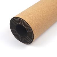 China Brown Cork Fitness Yoga Mat For Yoga Exercise for sale