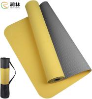 China Home Folding TPE Yoga Mat Non Slip Work Out for sale
