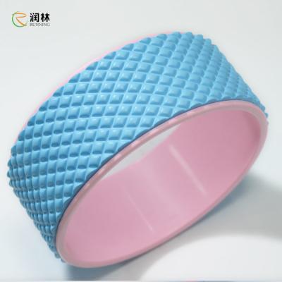 China Sports Yoga Roller Wheel PP TPE Material For Back Pain , Stretching for sale