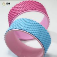 China TPE Balance Yoga Back Wheel Roller Circle Ring Strong Roller Back Stretcher for sale