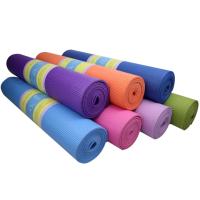 China PVC Colorful Fitness Yoga Mat Roller With Custom Printed for sale