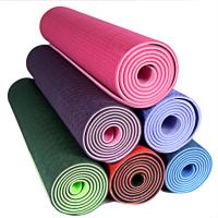 China PVC Colorful Fitness Yoga Mat Roller With Custom Printed for sale