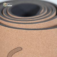 China Natural Kids Brown Cork Yoga Mat Strap Cover Set Eco Friendly for sale