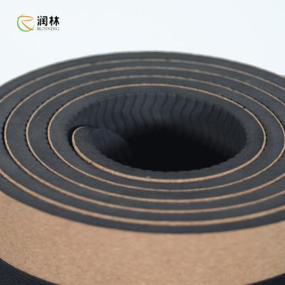 China Women Yoga TPE Fitness Mat Non Slip Eco Friendly With Alignment Marks for sale