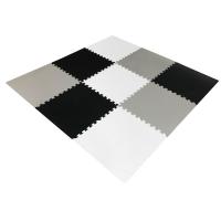 China Solid Color EVA Material Interlocking Floor Mats Gym Tatami For Body Training for sale
