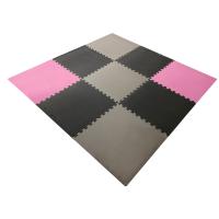 China Solid Color EVA Material Interlocking Floor Mats Gym Tatami For Body Training for sale