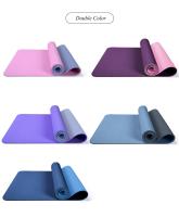 China OEM TPE Yoga Mat Recyclable Eco Friendly 4mm 6mm 8mm 10mm 183cm for sale