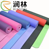 China Outdoor Travel Tpe Yoga Mat With Custom Printing / Color / Thickness / Logo for sale