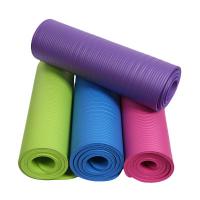 China High Density Gym Exercise Nbr Yoga Mat Washable Eco Friendly 10mm for sale
