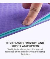 China Private Label TPE Rubber Gym Yoga Mat Anti Tear Non Slip 6Mm for sale