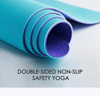 China Private Label TPE Rubber Gym Yoga Mat Anti Tear Non Slip 6Mm for sale
