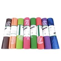 China Custom Printed Eco Yoga Mats Roller Camping Mats 173cm * 61cm / 183cm * 61cm for sale
