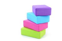 China Custom Recycled Yoga Block Pure Color Balance And Support Improve Strength for sale