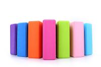 China Custom Recycled Yoga Block Pure Color Balance And Support Improve Strength for sale