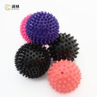 China PVC Rolling Yoga Spiky Massage Ball For Hand Foot Soles Sensory Training for sale