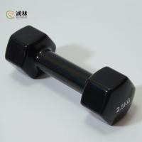 China Vinyl Coated Hexagon Hand Weights Dumbbells Set Muscles Building for sale
