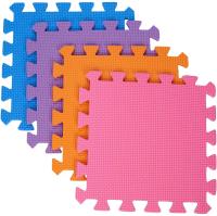 China Custom Design Gym Exercise Yoga Eva Foam Mat Non Toxic 60x60 For Fitness for sale