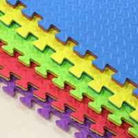 China Puzzle S Interlocking Fitness Floor Tile 20mm Foam Tatami Pattern Eva Mat 60x60 for sale