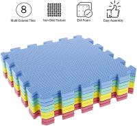 China Puzzle S Interlocking Fitness Floor Tile 20mm Foam Tatami Pattern Eva Mat 60x60 for sale