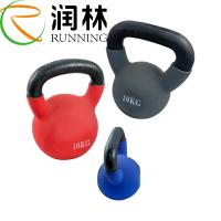 China Rubber Cast Iron Vinyl Gym Strength Adjustable Dumbbell Kettlebell Soft Coated for sale