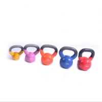 China Custom Cast Iron Home Fitness Strength Training Kettlebell 20kg Pesas Rusas for sale