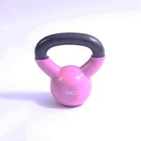 China Custom Cast Iron Home Fitness Strength Training Kettlebell 20kg Pesas Rusas for sale