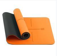 China Eco Friendly TPE Non Slip Exercise Yoga Mat Customized 4mm 6mm 8mm 10mm for sale