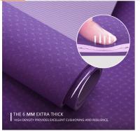 China Fitness Pilates Organic Tpe Yoga Mat Waterproof Non Slip Custom Logo for sale